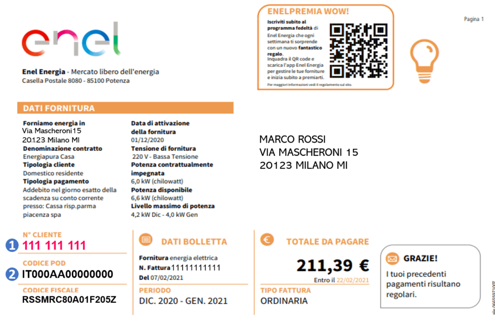 Subentro Enel: Tempi e Costi per riattivare il Contatore - Switcho