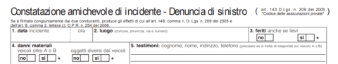 Constatazione Amichevole: come Compilare il Modulo CAI (ex CID) - Switcho